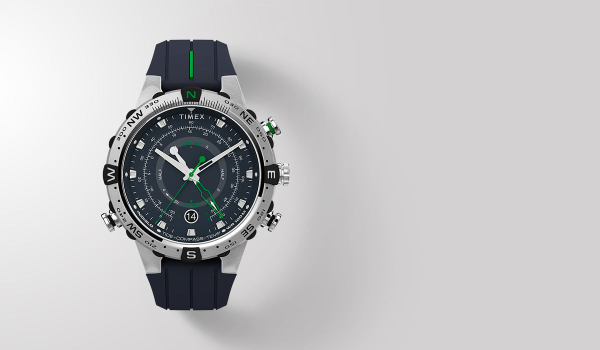 Expedition Tide-Temp-Compass 45mm Silicone Strap Watch - TW2V22100 ...