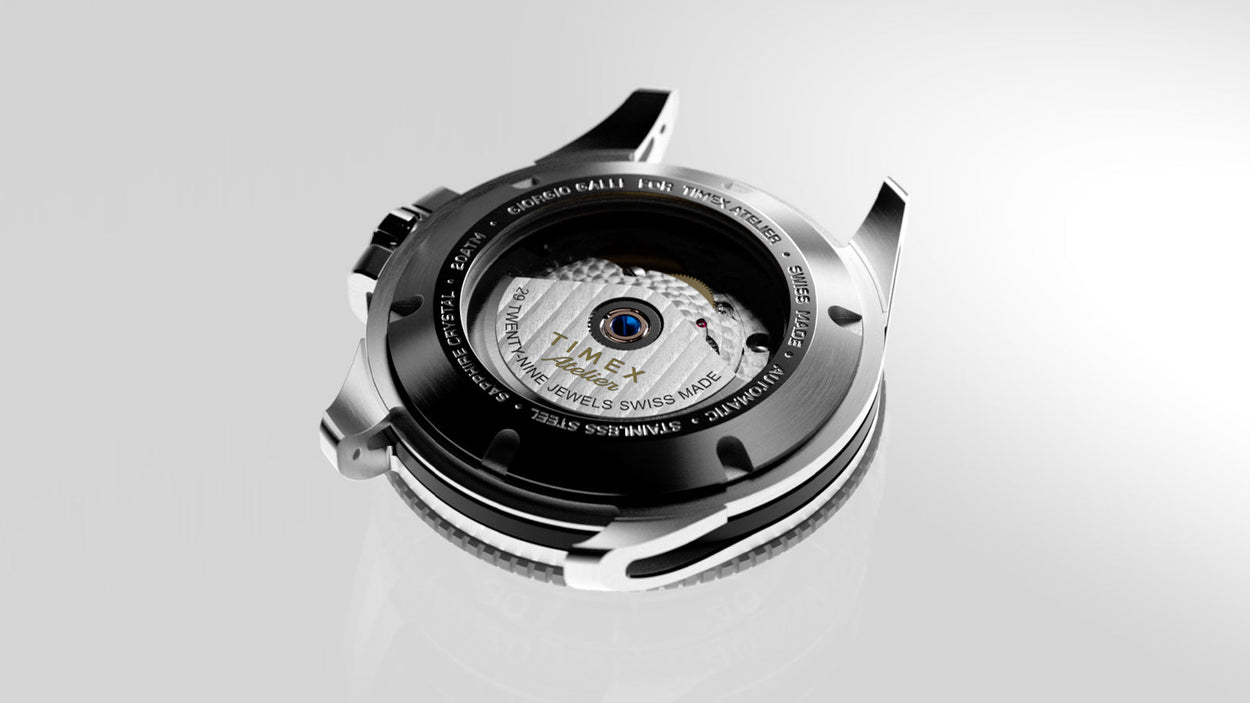 Timex Atelier Marine M1a 41mm Swiss Made Automatic Stainless Steel Bra ...