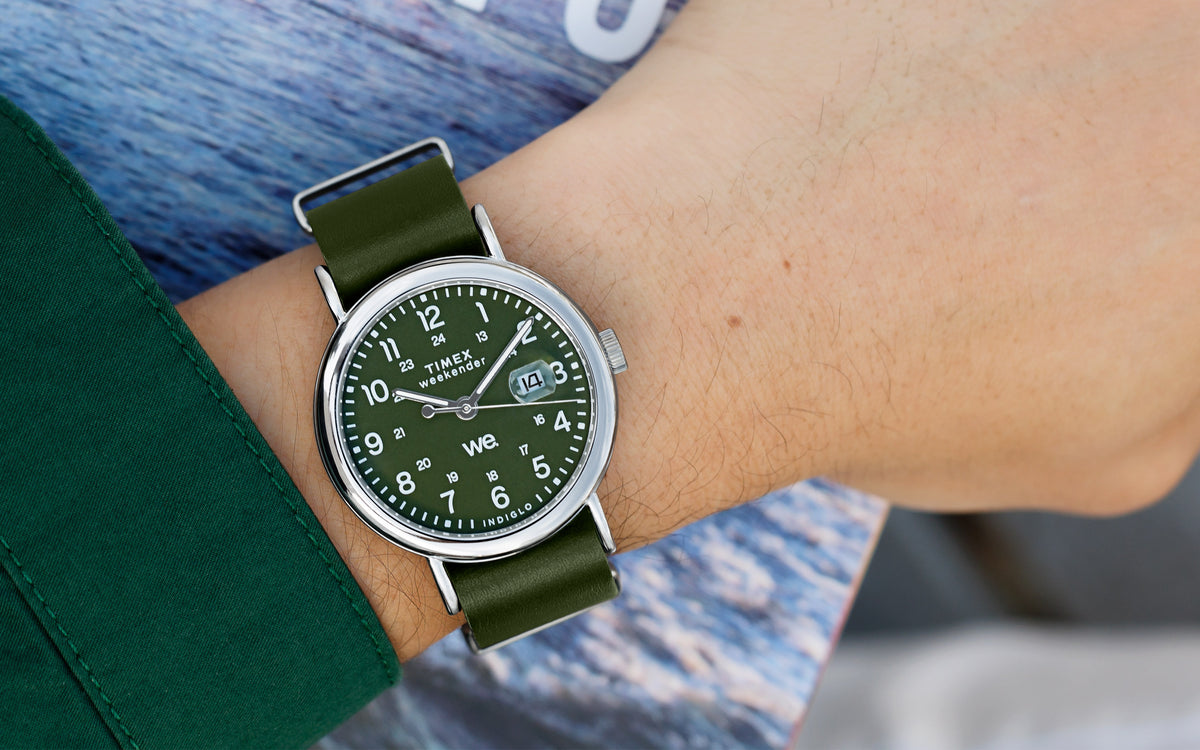 Weekender 40mm Leather Strap Watch - TW2W87000 | Timex EU