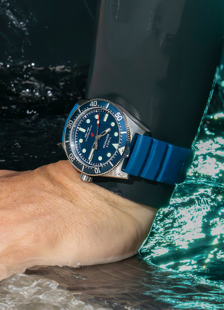 Deepwater Reef 200 41mm Synthetic Rubber Strap Watch - TW2W74600 | Timex EU