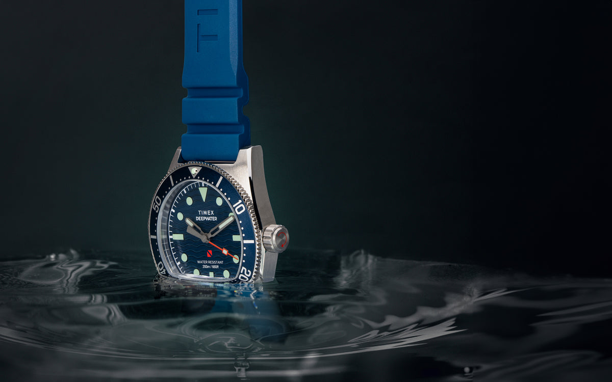 Deepwater Reef 200 41mm Synthetic Rubber Strap Watch - TW2W74600 | Timex EU