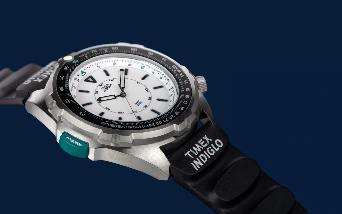 Timex 1995 Intrepid Reissue 46mm Synthetic Rubber Strap Watch - TW2Y05800 | Timex EU