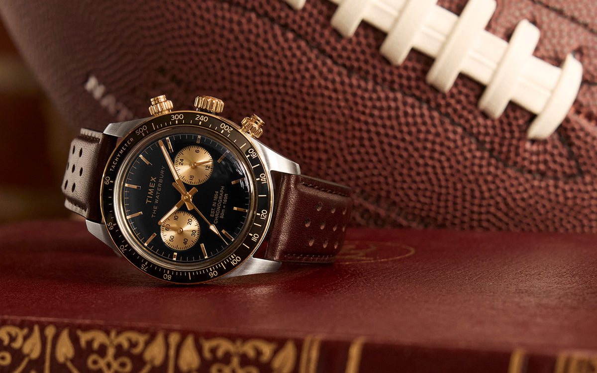 Waterbury Heritage Chronograph 39mm Leather Strap Watch - TW2Y24100 ...