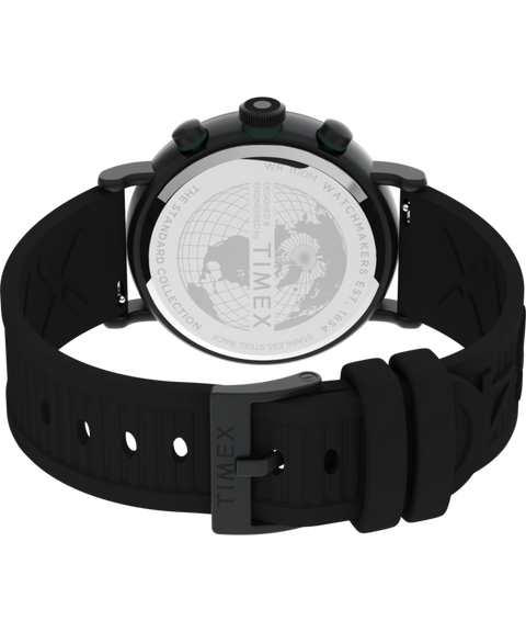 Timex Standard Tachymeter Chronograph 43mm Eco-Friendly Resin Strap Wa ...