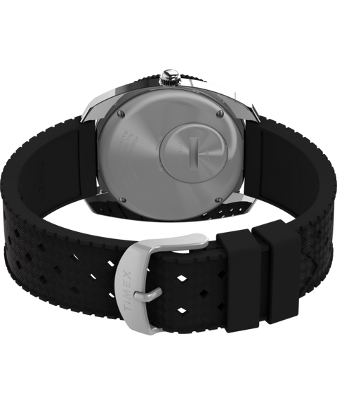 Q Timex Reissue 1971 Velocity 36mm Synthetic Rubber Strap Watch ...