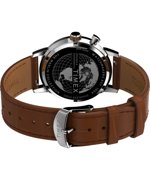 Marlin® Moon Phase 40mm Leather Strap Watch - TW2W51000 | Timex EU