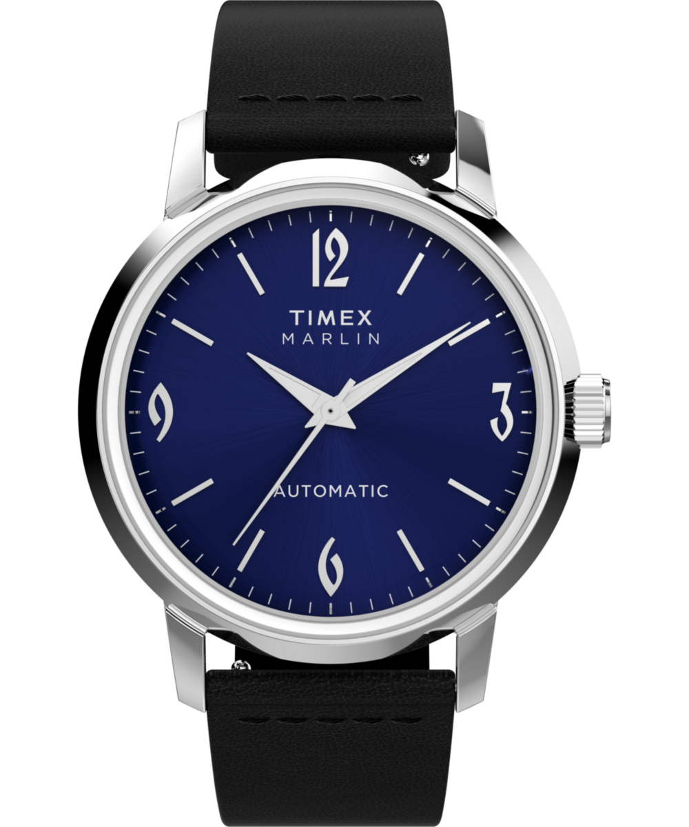 Marlin® Automatic 40mm Leather Strap Watch - TW2W93100 | Timex EU